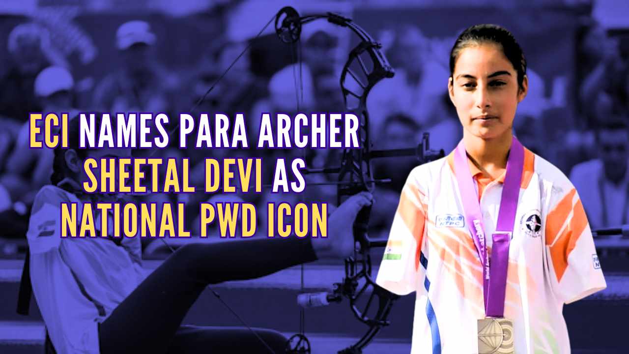 ECI Names Para Archer Sheetal Devi as National PwD Icon