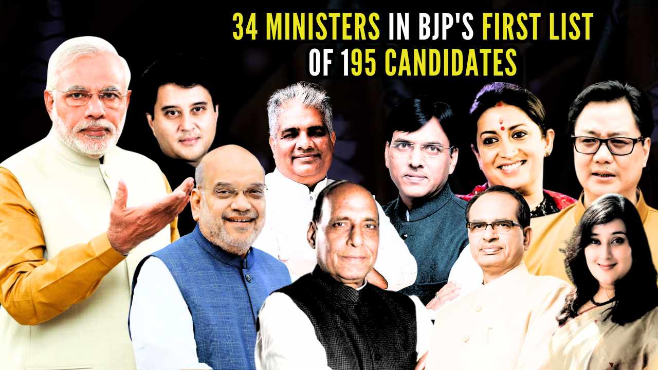 Lok Sabha Polls: 34 Ministers in BJP's First List of 195 Candidates