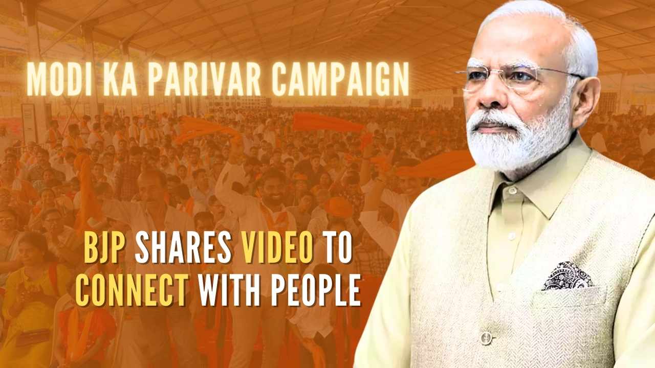 Modi Ka Parivar Campaign: BJP Shares Video