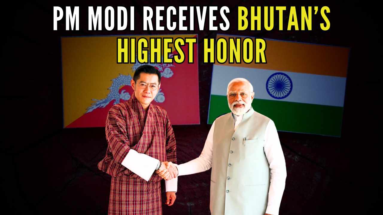 PM Modi Receives Bhutan’s 'Order Of The Druk Gyalpo'