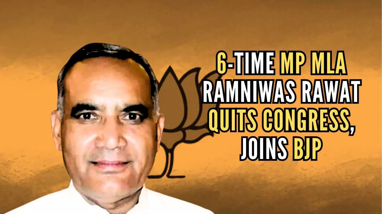 Jolt to Congress in MP as 6-time MLA Ramniwas Rawat Joins BJP