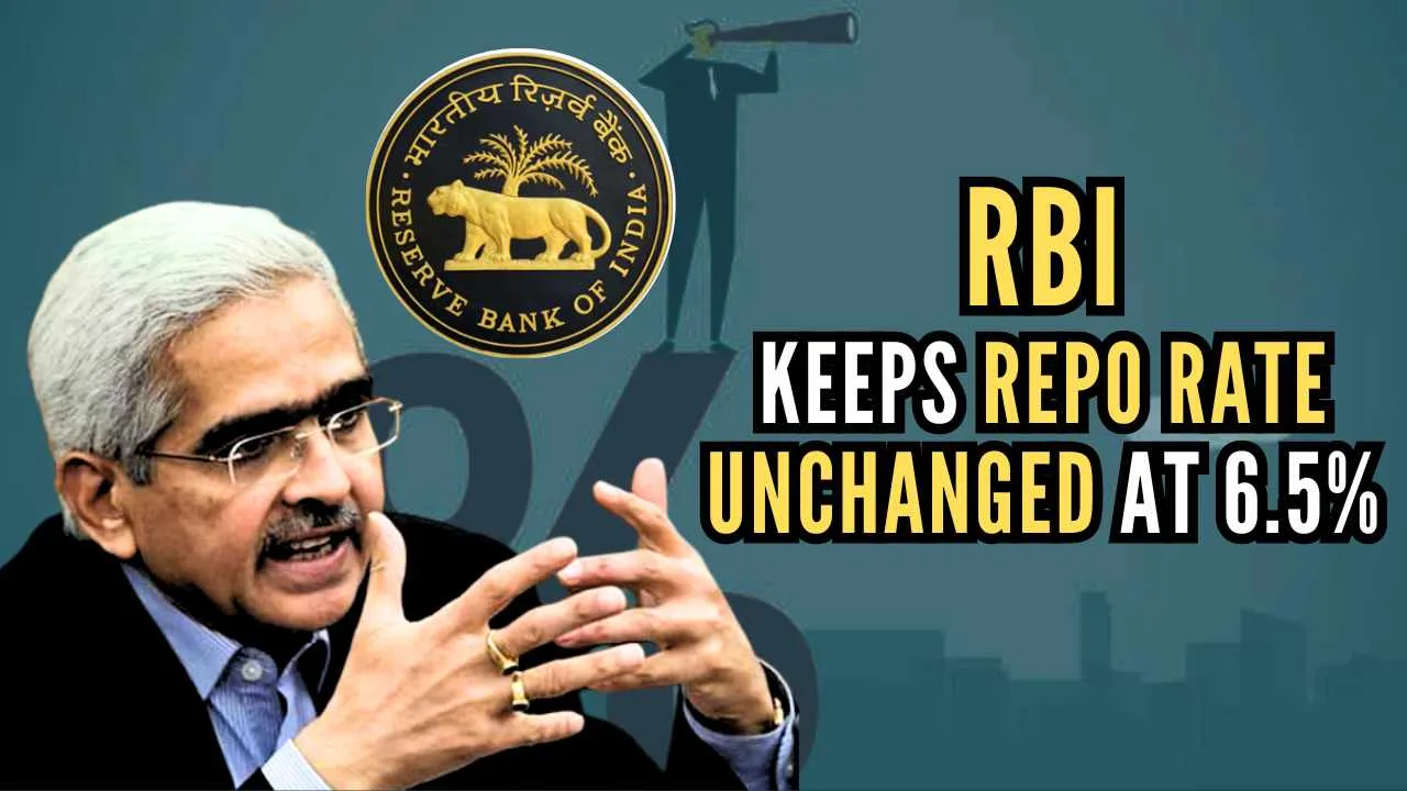 RBI Keeps Repo Rate Unchanged at 6.5%