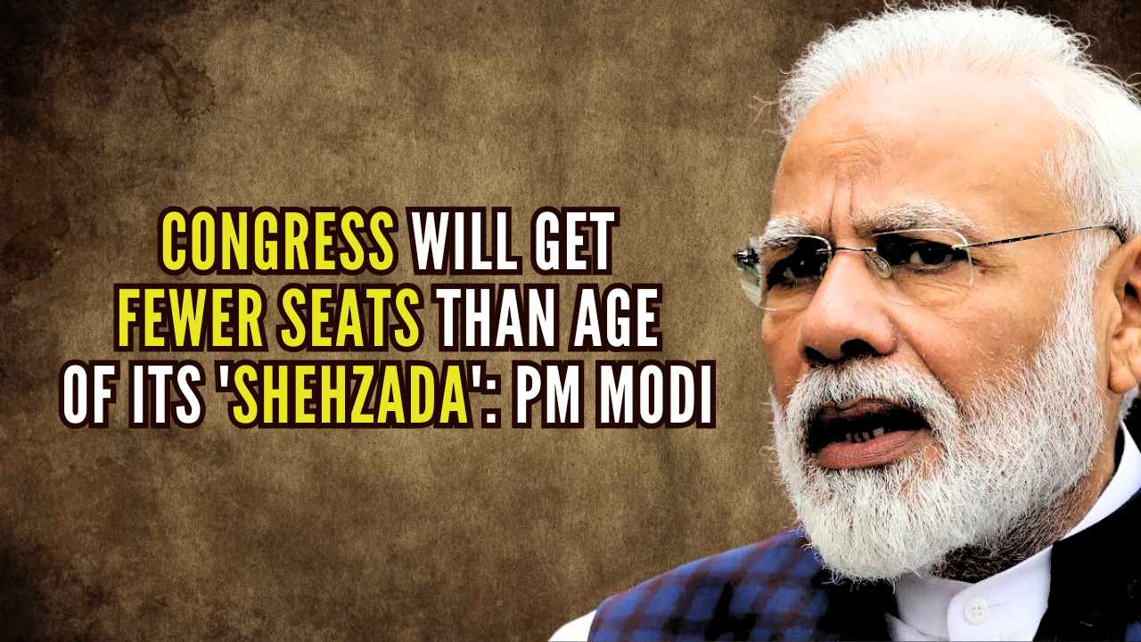 PM Modi Takes a Jibe at Congress