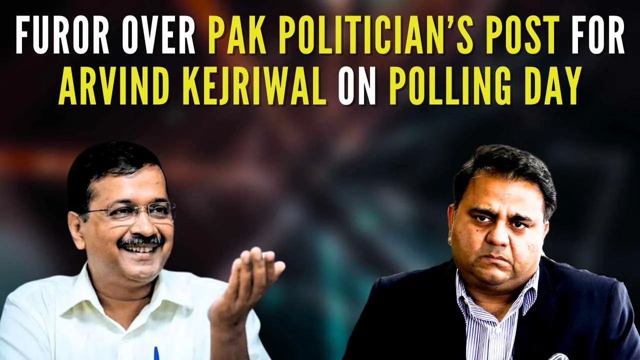Furor Over Pak Politician’s Post for Arvind Kejriwal on Polling Day