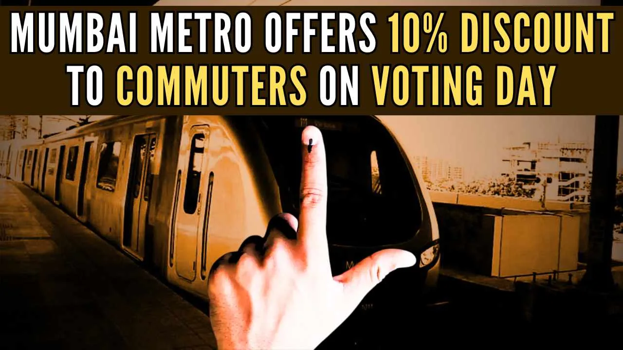 Lok Sabha Elections 2024: Mumbai Metro Passengers to Get 10% Discount