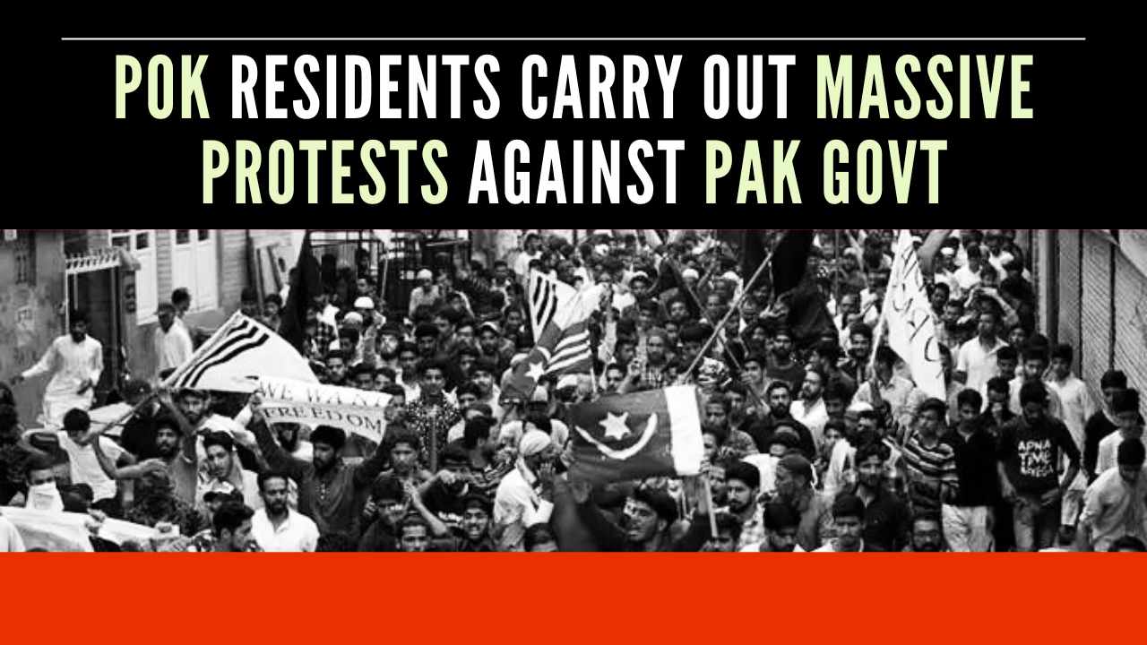 PoK Residents Carry Out Massive Protests against Pakistan Govt