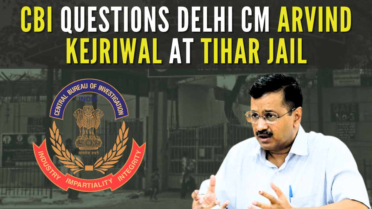 CBI Questions Delhi CM Arvind Kejriwal at Tihar Jail
