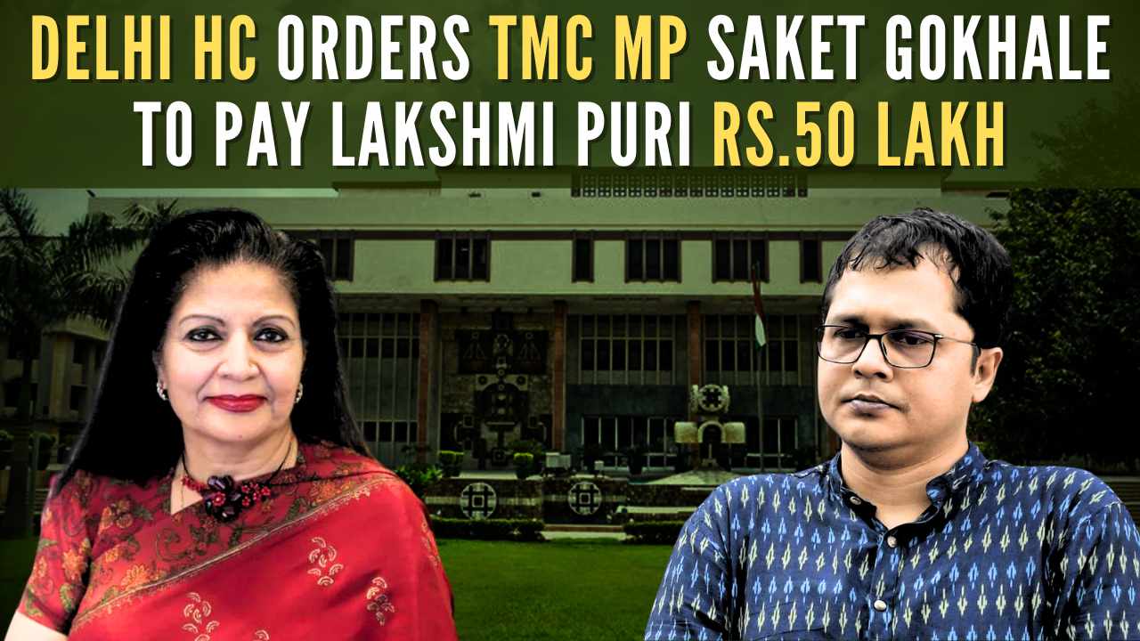 HC Orders Saket Gokhale to Pay Rs.5L Damages to Lakshmi Puri