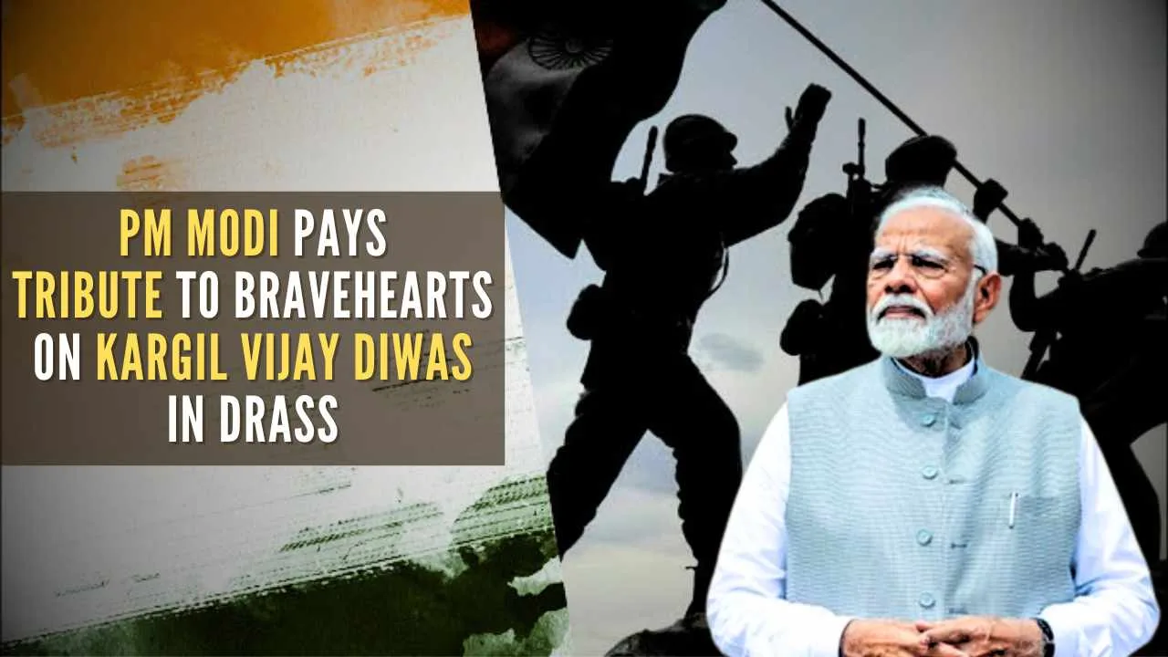 25th Kargil Vijay Diwas: PM Pays Homage to Bravehearts of War