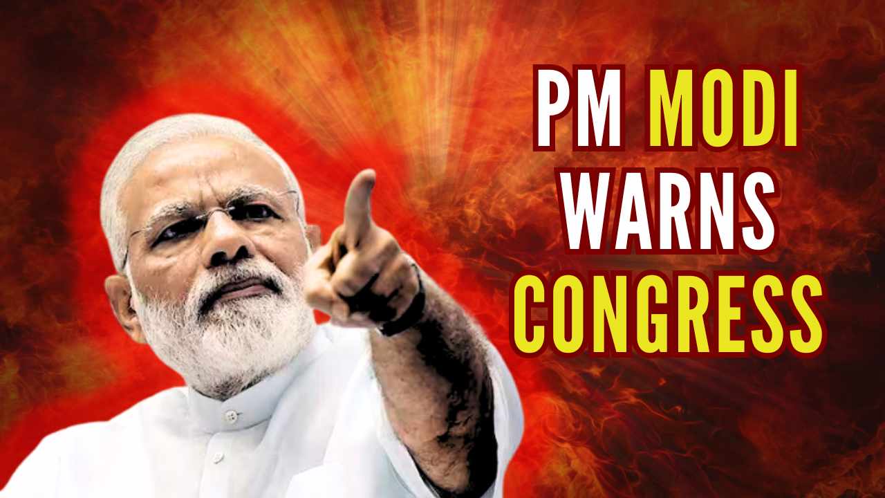 PM Modi Warns Congress; Says Will Respond...