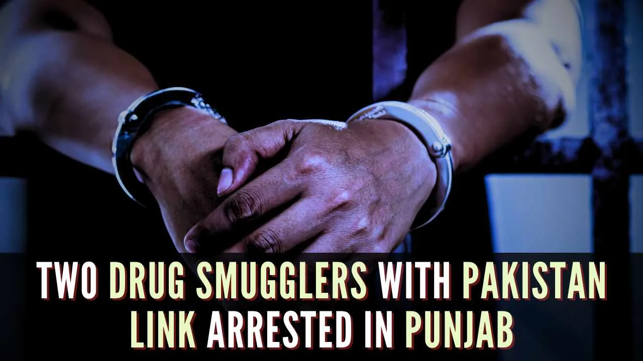 Punjab Police Apprehend Two Drug Smugglers with Pakistan Link