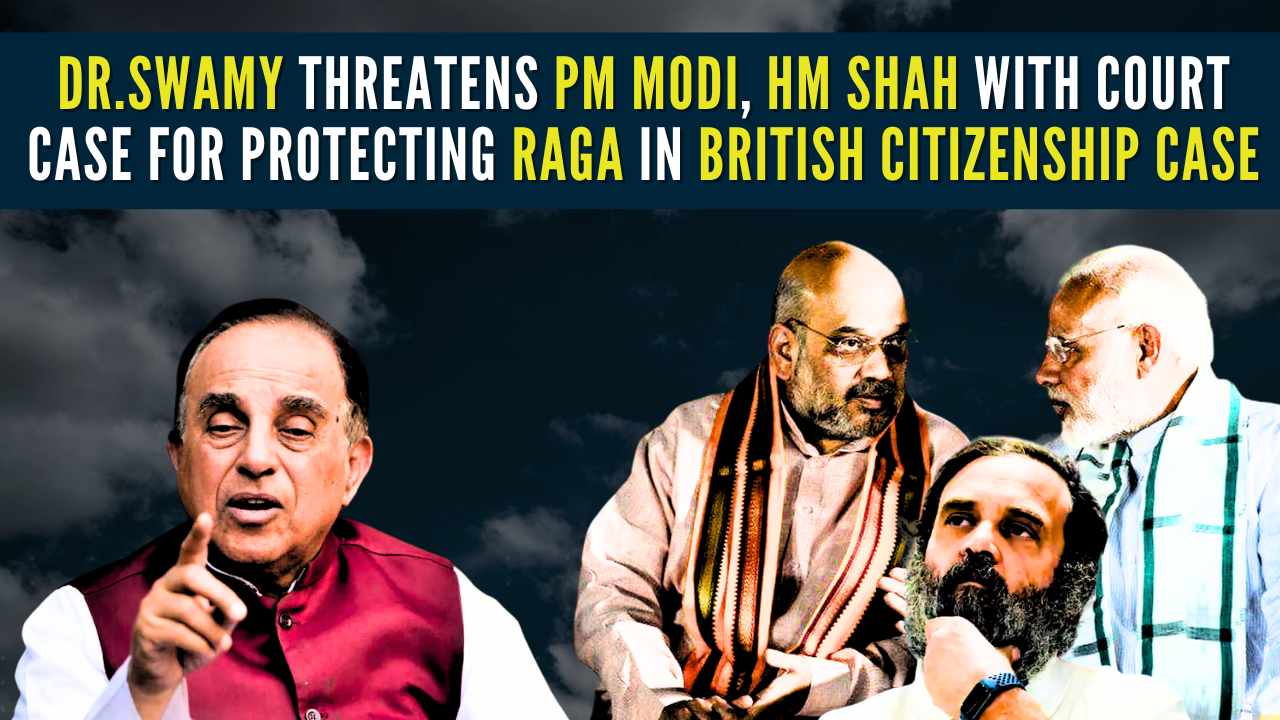 Dr. Swamy Threatens PM Modi, HM Shah of Legal Action Over Protecting ...