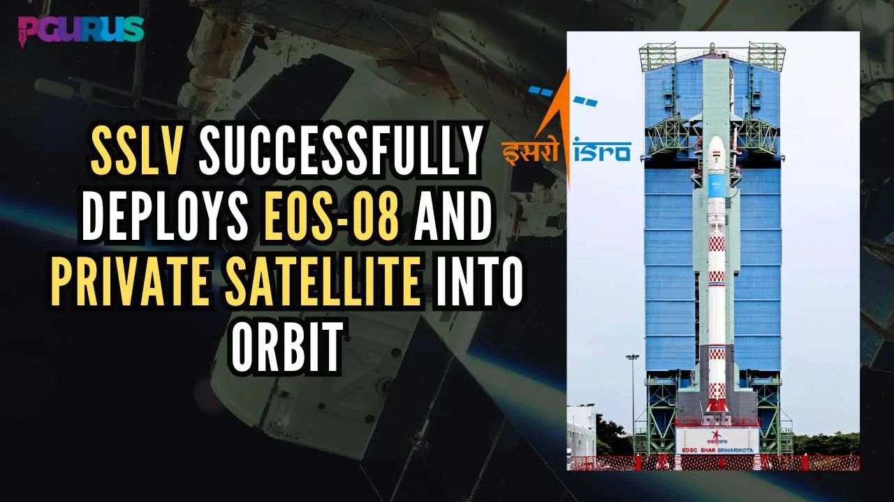 India SSLV Successfully Deploys EOS-08 and Private Satellite