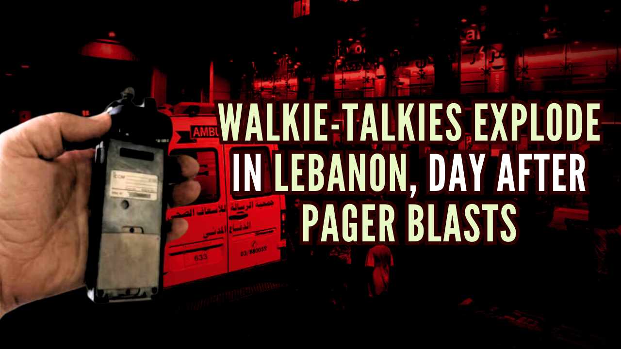 Explosions in Beirut: Walkie-Talkies Detonate