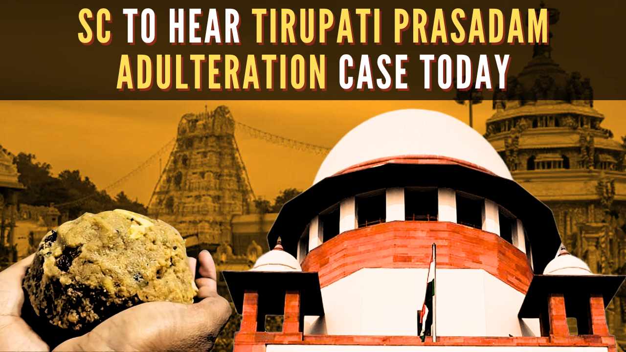 Supreme Court to Hear Tirupati Laddu Adulteration Case Today