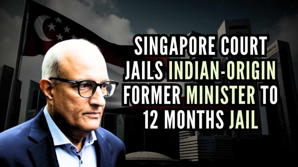 Singapore Court Jails Indian-Origin Ex-Minister Iswaran to 12 Months Jail