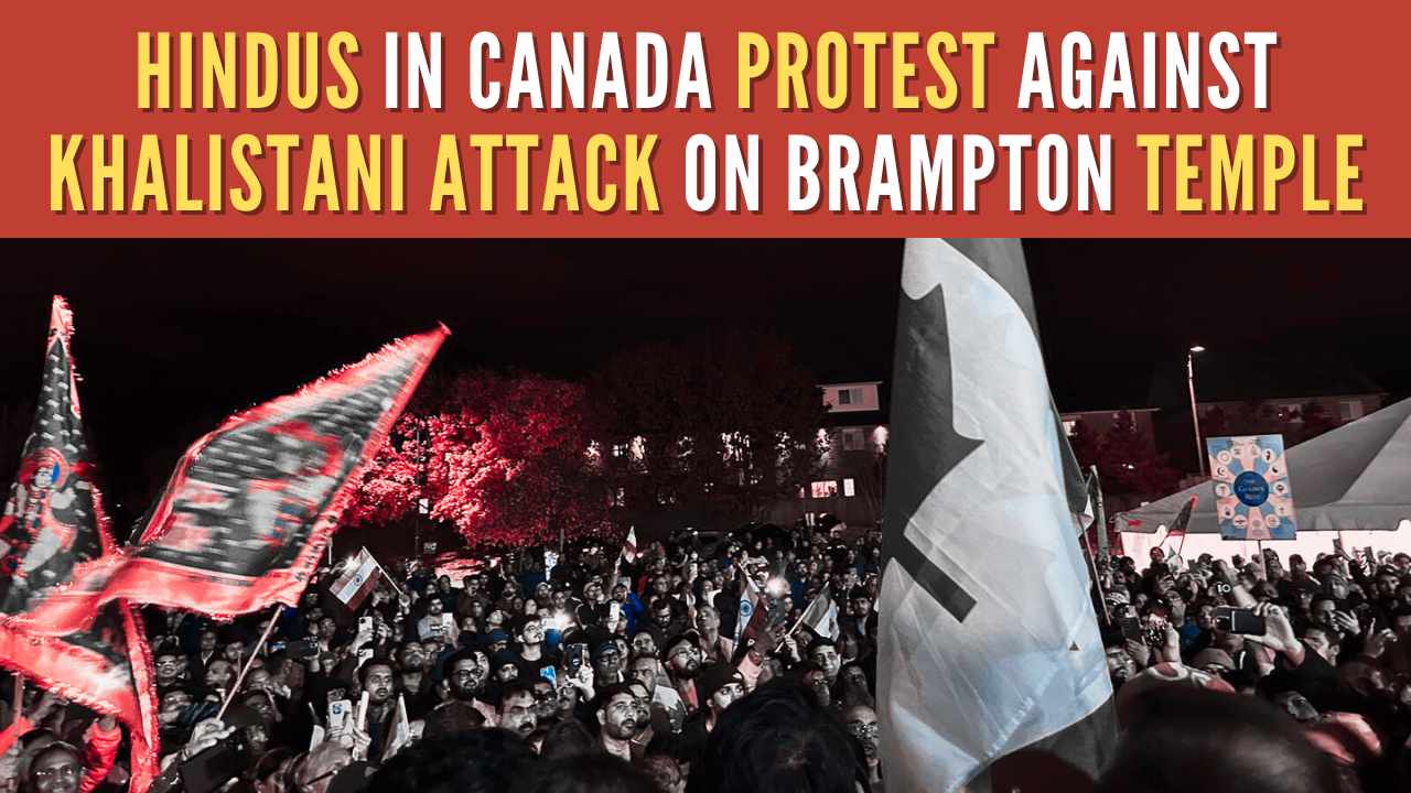 Canadian Hindus Hold Rally in Brampton Against Attacks on Temples