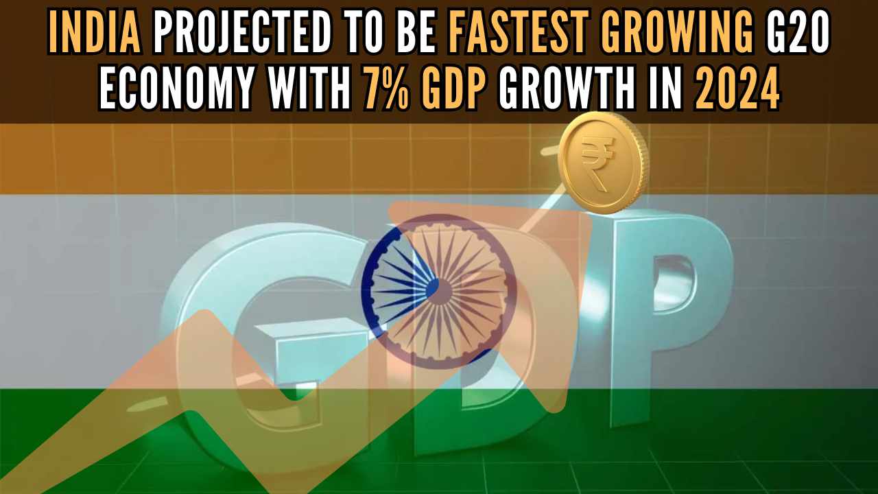 India Projected to Be Fastest Growing G20 Economy with 7% GDP Growth