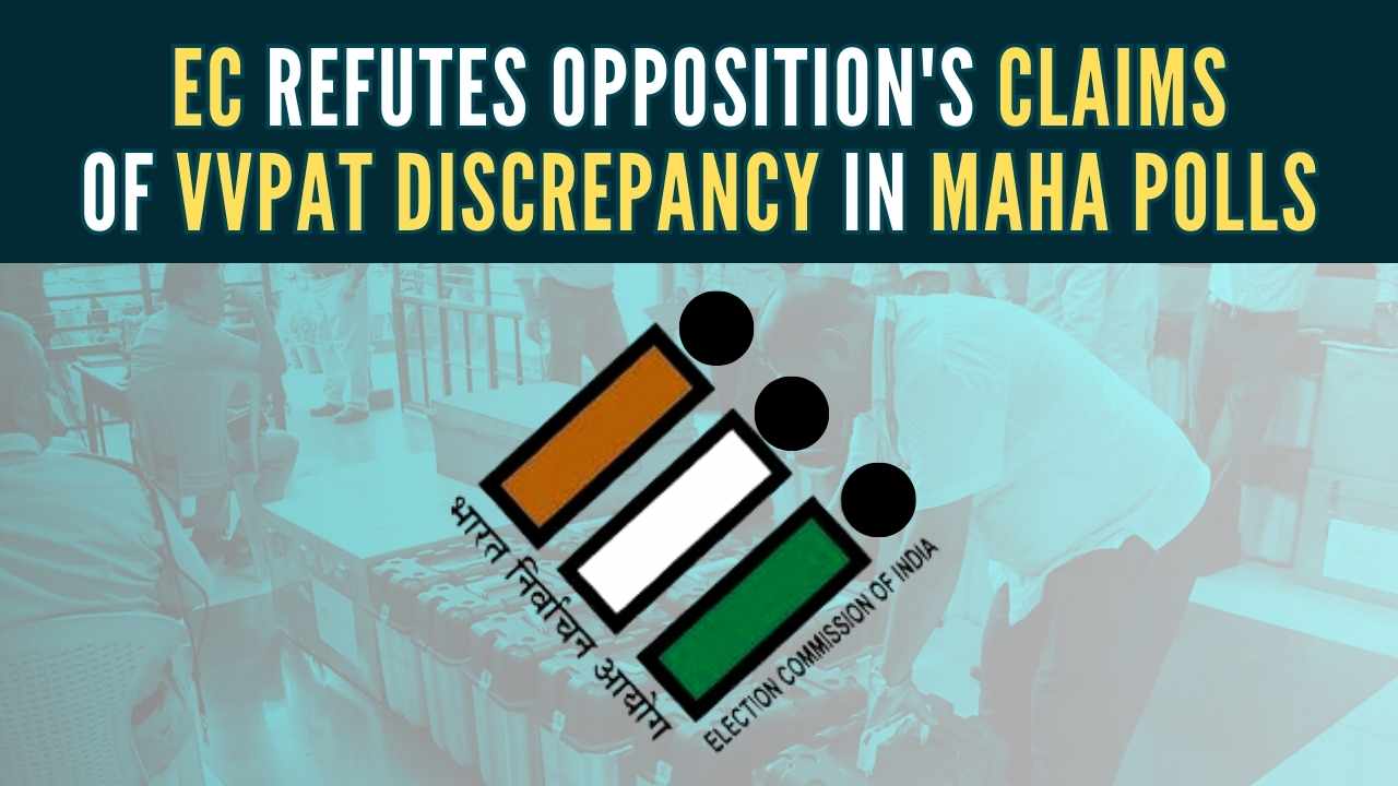EC Rejects Oppn's Claims of VVPAT-EVM Discrepancies in Maha Polls