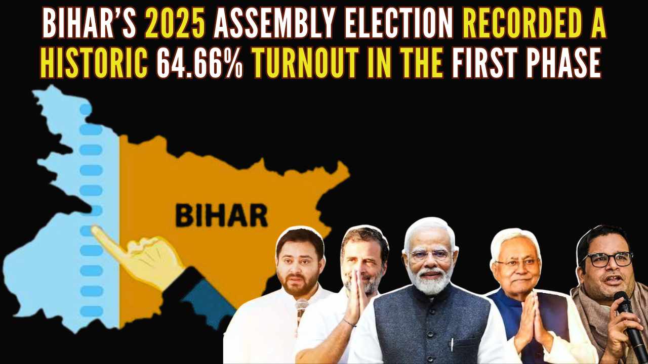 Bihar records historic 64.66% voter turnout in phase one of 2025 ...