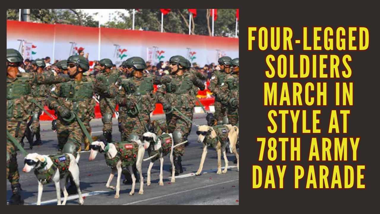 Army Day parade 2026: Indian Army’s K9 dogs steal the show in Jaipur