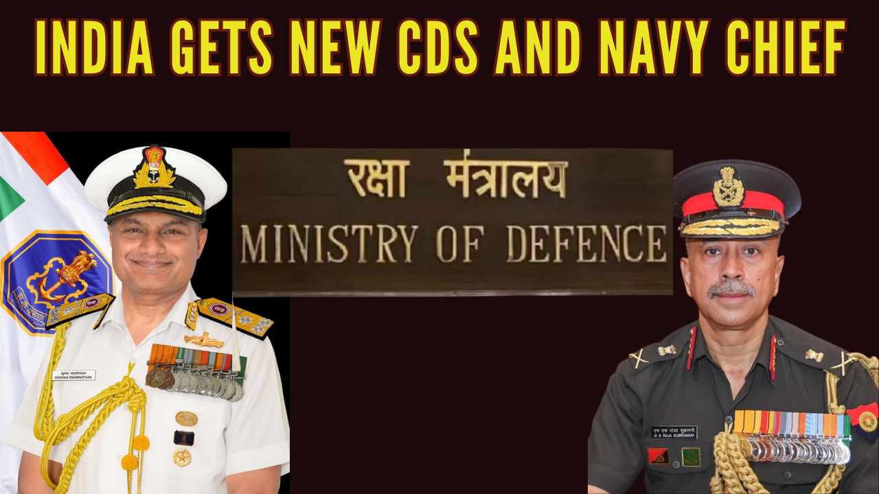 India’s top military reshuffle: New CDS and Navy Chief appointed