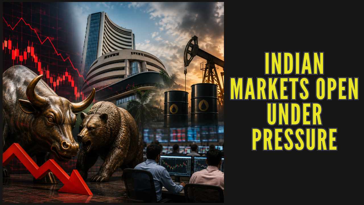 Sensex Falls Over 300 Points, Nifty Opens Lower As Crude Oil Prices ...